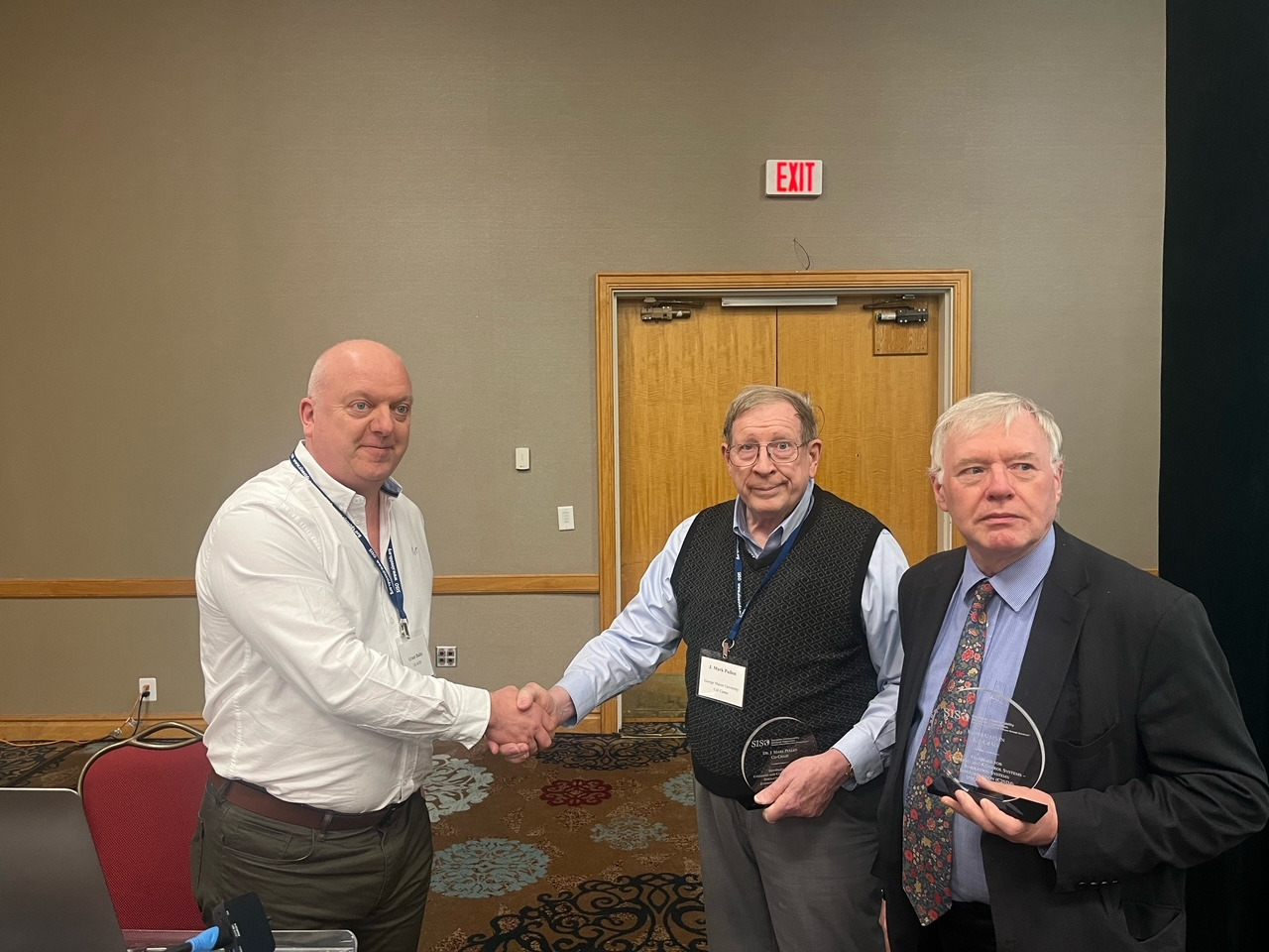 Dr. Mark Pullen and Mr. Kevin Galvin Receive Award from Simulation ...